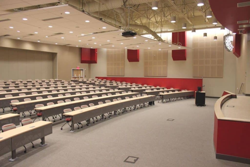 The auditorium at the Conference Center at GTCC