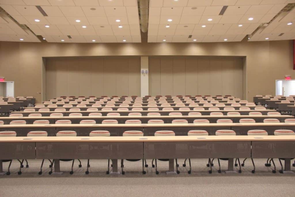 The auditorium at the Conference Center at GTCC