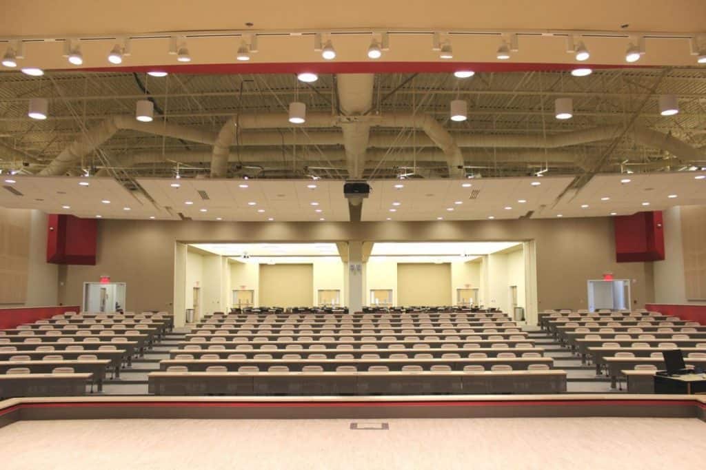 The auditorium at the Conference Center at GTCC